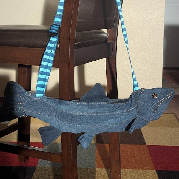 Rainbow Trout Fish Crossbody Bag Sewing Pattern - Etsy