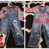 Chucky Costume Baby Toddler Kids Overalls Only Good Guy Child's Play ...