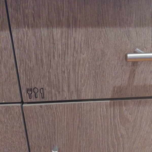 Kitchen Cabinet Label Decals (extended Set) - 55 Icon Label Decals ...