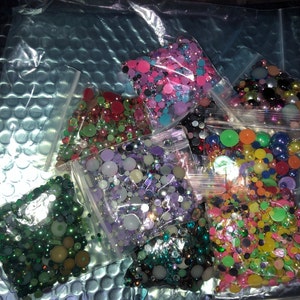 LONG FAKE Sprinkles Polymer Clay Kawaii Decoden Faux Topping Diy Slime ...