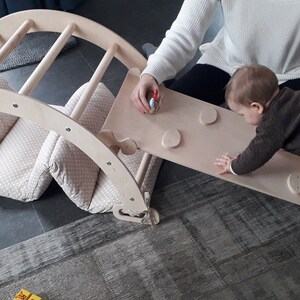 Set of 3 Items Foldable Triangle Arch Ramp With Slide, Arch Pillow ...
