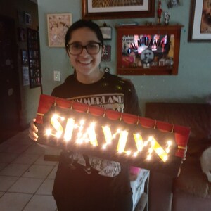 The Bullpen sign Baseball decor Personalized light up | Etsy