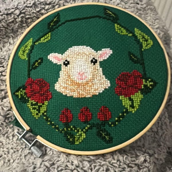 Sheep Cross Stitch Pattern PDF Bundle - Sheep + Sheep Smiling ...
