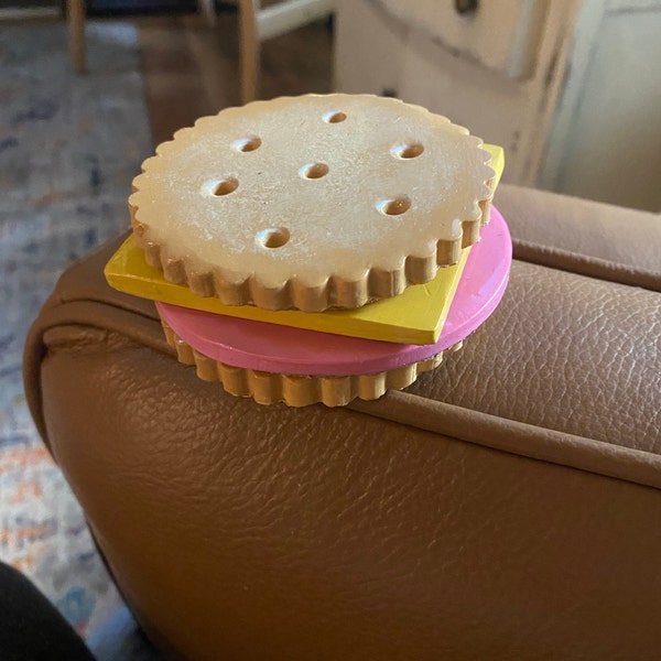 Cracker and Cheese Coaster Set, Handmade Fun Coasters for Home Decor - Etsy