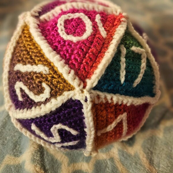 D20 (20 Sided Die) Digital Crochet Pattern ONLY |amigurumi Crochet ...