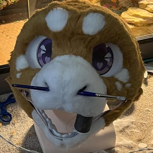 Cute Bunny 3D Printed Fursuit Head Base Kit - Etsy