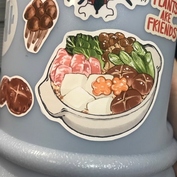 Hot Pot Stickers | Shabu Shabu Stickers | Japanese Food | Waterproof ...