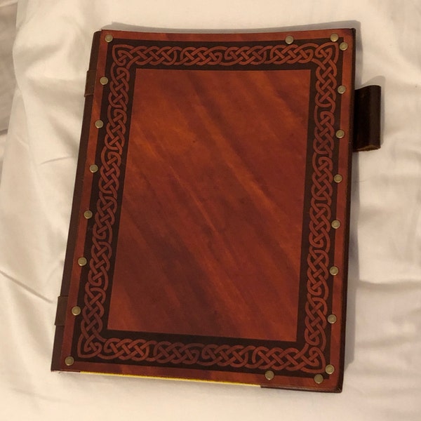 Custom Engraved Leather Composition Notebook Cover. - Etsy