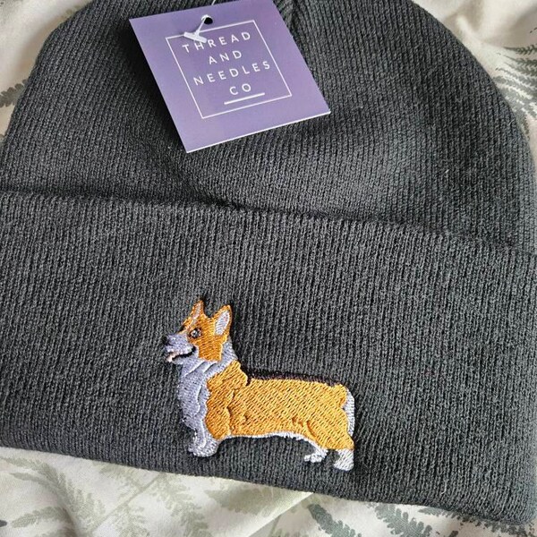 Scottish Highland Cow Embroidered Beanie, Highland Cow Gifts Cow Lover ...