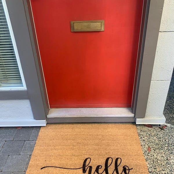 Buffalo Plaid Rug - 24x35 Inches - Checkered Rug - Plaid Mat - Woven ...