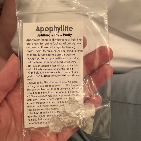 Raw Apophyllite Points (1g - 83g) - Apophyllite Point - Crystals ...