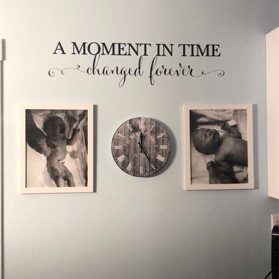 A Moment in Time Changed Forever, Photo Picture Wall Vinyl Wall Decal ...