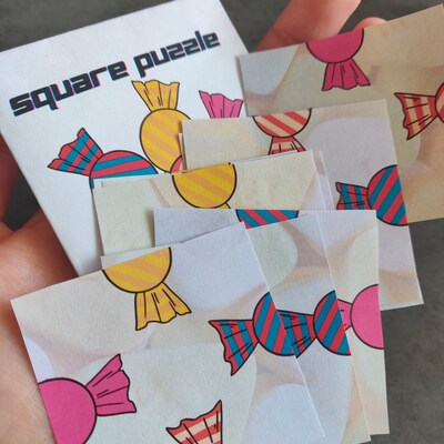 9 Piece Scramble Squares Puzzle With Owls, Printable Brain Teaser With ...