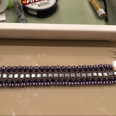 Beading Tutorial Honeycomb Bracelet Beading Pattern, PDF, Instant Download - Etsy