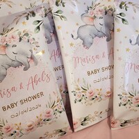 Girl Elephant SVG, Vector Clip Art, Baby Girl Elephant for Baby Shower ...