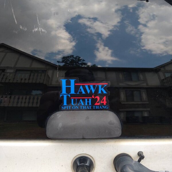 Hawk Tuah Vinyl Sticker Decal, High QUALITY Cars, Diesel Trucks Windows ...