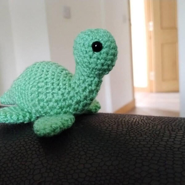 Plesiosaurus Crochet Pattern: Amigurumi Dinosaur, Loch Ness Monster ...
