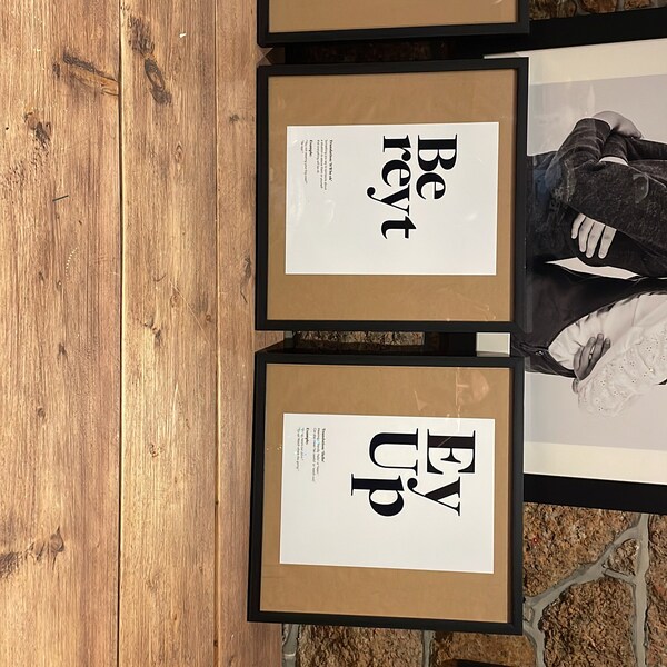 Be Reyt Description Print • Yorkshire Slang Print • Yorkshire Dialect ...