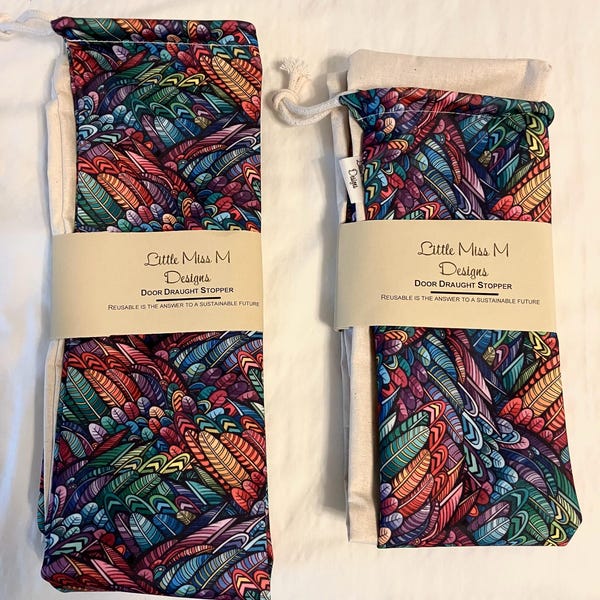 Custom Filled Door Draft Stopper | Filled With Sand Door Snake ...