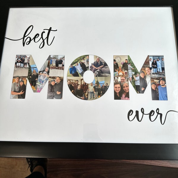 Personalized Gift for Mom, Mom Photo Collage Gift, Mother's Day Gift ...