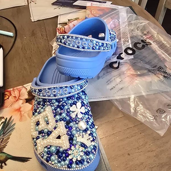 Blinged Crocs - Etsy