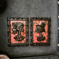 BATTY SKELETON | Spooky Vinyl Bumper Decal | Gothic Car Accessories ...