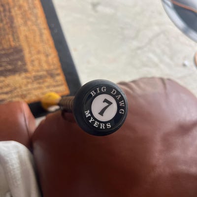 Personalized Baseball Bat Knob Decals, Choose Text, Number & Colors ...