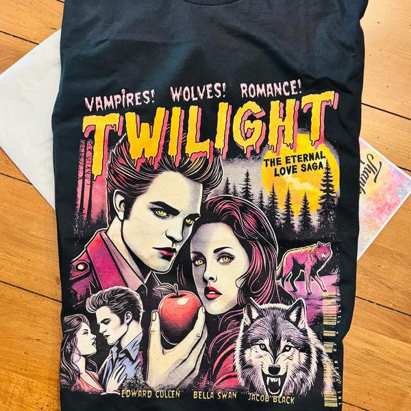 Twilight Mug Gothic Vampire Coffee Cup Edward Bella Jacob Gift Retro ...