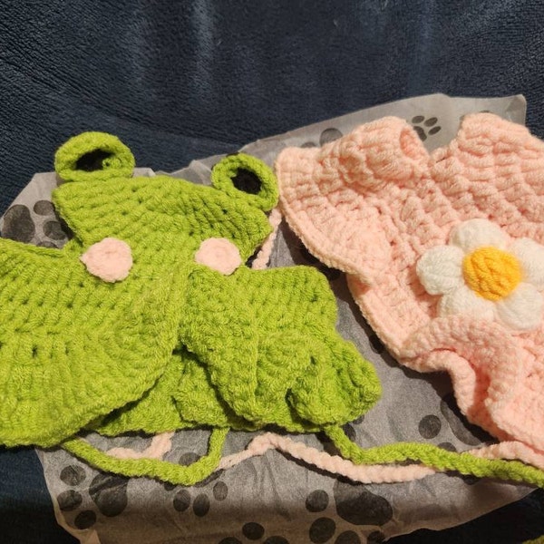 Cat Birthday Outfit | Crochet | Knitted | Letterbox Gift | Handmade ...