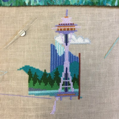 Pretty Little Seattle Satsuma Street Modern Cross Stitch Pattern PDF ...