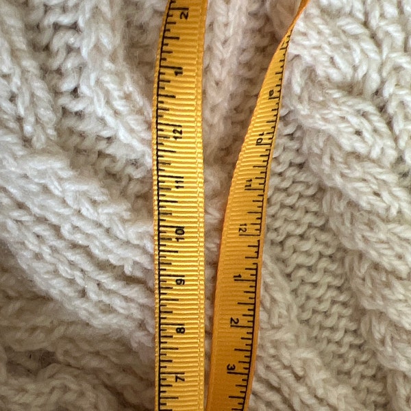 3/8" Ruler Print Grosgrain Ribbon - Fall School Bow - Teacher Gift ...