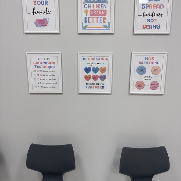 22 School Nurse Decor Office Posters Health Clinic Prints Welcome Room ...