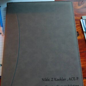 Signature Series Personalized Full Pad Portfolio, Office Gifts ...