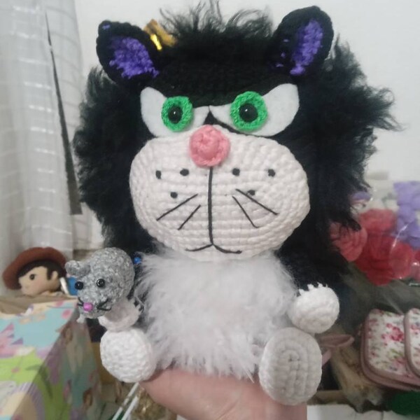 PDF File Amigurumi Lucifer Cat Pattern/ Crochet Cat Lucifer From ...