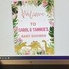 Diaper Raffle Sign Baby in Bloom Baby Shower, Spring Flowers Baby ...