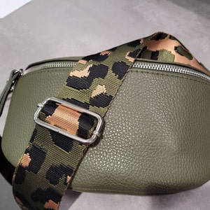 Camel Light Cognac Suede Leather Bag for Women With Extra Patterned ...