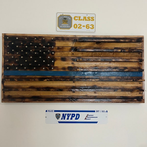 NYPD Police Academy Memorial License Plate , Customizable 6"x12" .032 ...