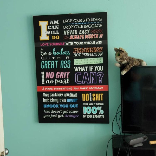Custom Order for Motivational Poster Fitspiration Quotes (4 Sizes ...
