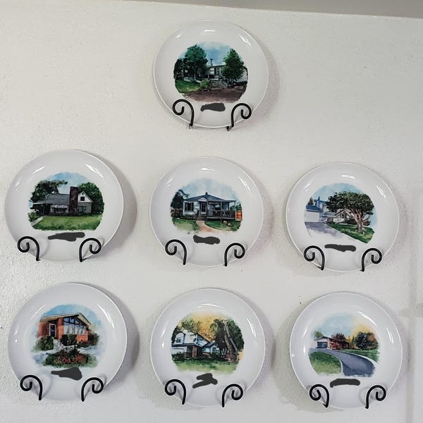 Custom House Sketch Key Holder Personalized Key Rack for Wall With ...