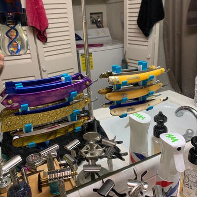 Straight Razor Landing Strips Display Rack - Etsy