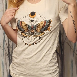 Mother Mother Shirt, Gothic Moth Shirt, Death Moth Shirt, Skeleton Moth ...