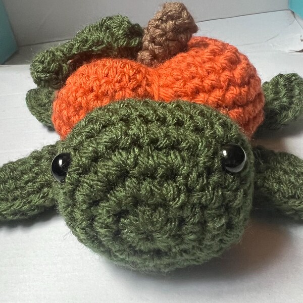 2in1 Pumpkin Turtle Pattern Crochet PDF Download Beginner Friendly ...