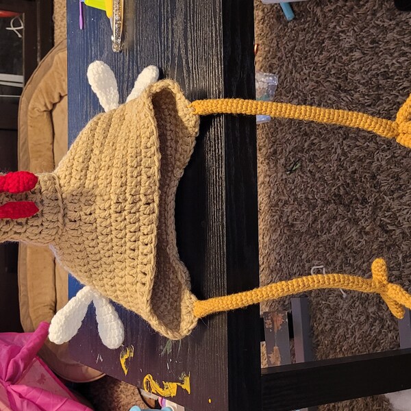 Crochet Pattern Chicken Hat/ Chicken Hat Pattern/ Spring Chicken ...