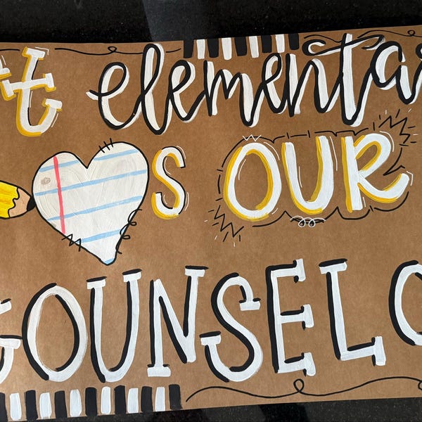 Hand Painted Custom Banner, Painted Teacher Banner, Painted Butcher ...