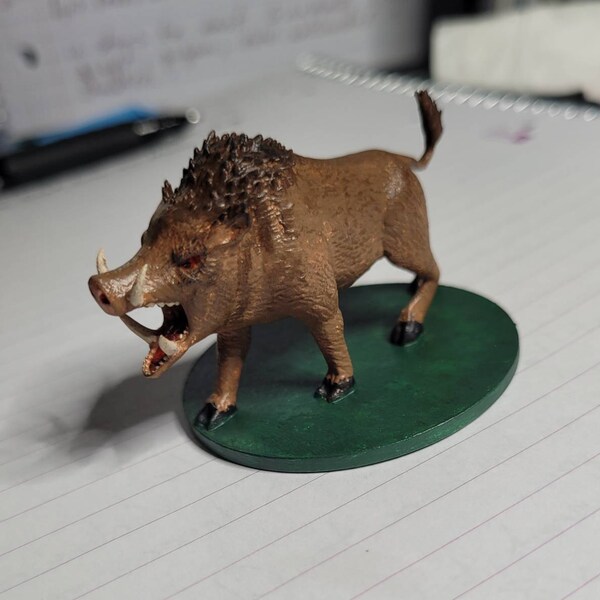 Giant Boar Mini - DND - Pathfinder - Dungeons & Dragons - RPG ...