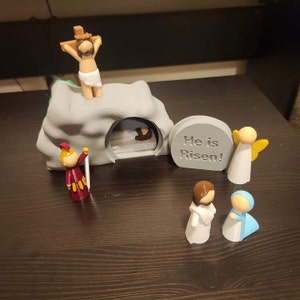 Easter Resurrection Set-double Sided 3D Printed - Etsy