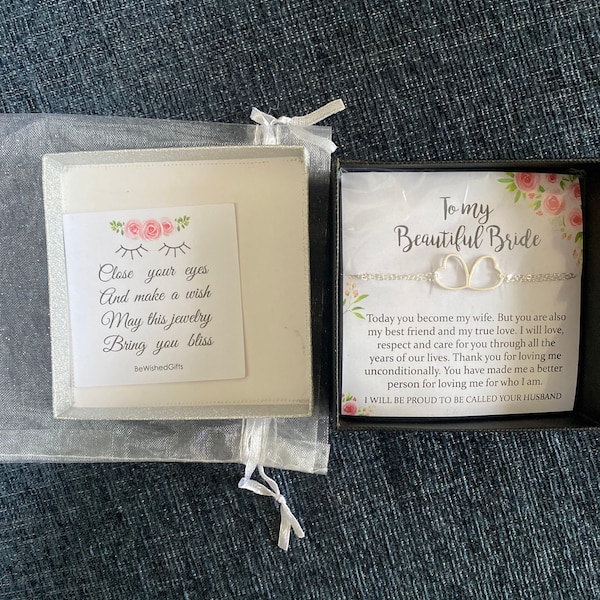 Wedding Day Gift for Bride From Groom, to My Beautiful Bride Gift From ...