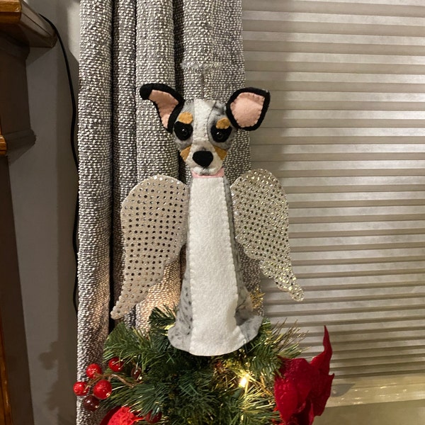 Black Poodle Christmas Tree Topper - Etsy