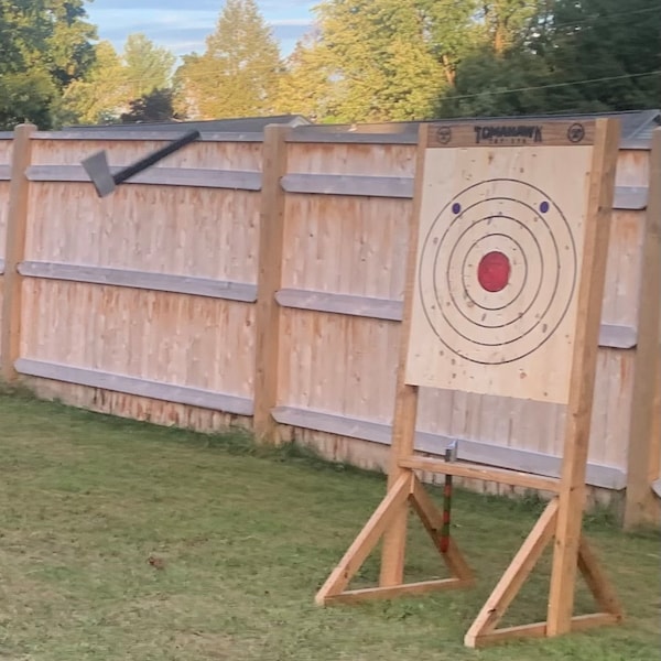 Large 4-ring Hanging Axe and Knife Throwing Target (FREE SHIPPING) - Etsy