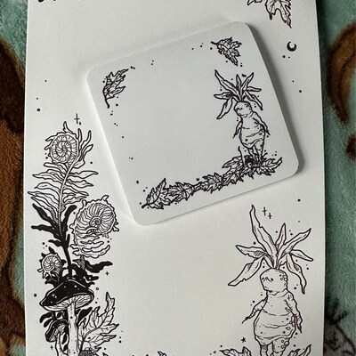 Enchanted Forest STICKY Note - Etsy